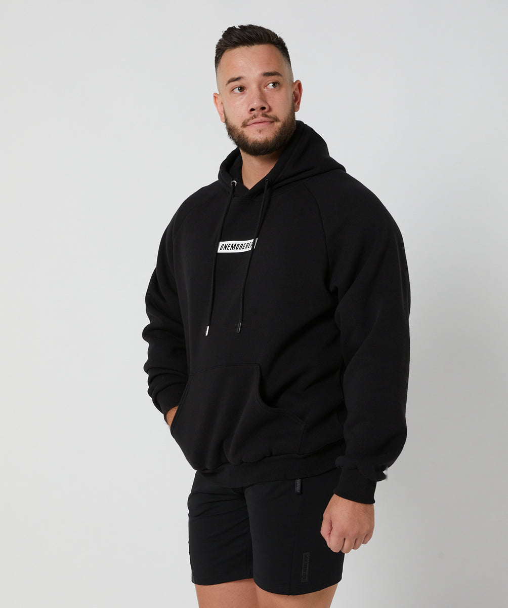Apex Pullover Hoodie Black – OneMoreRep