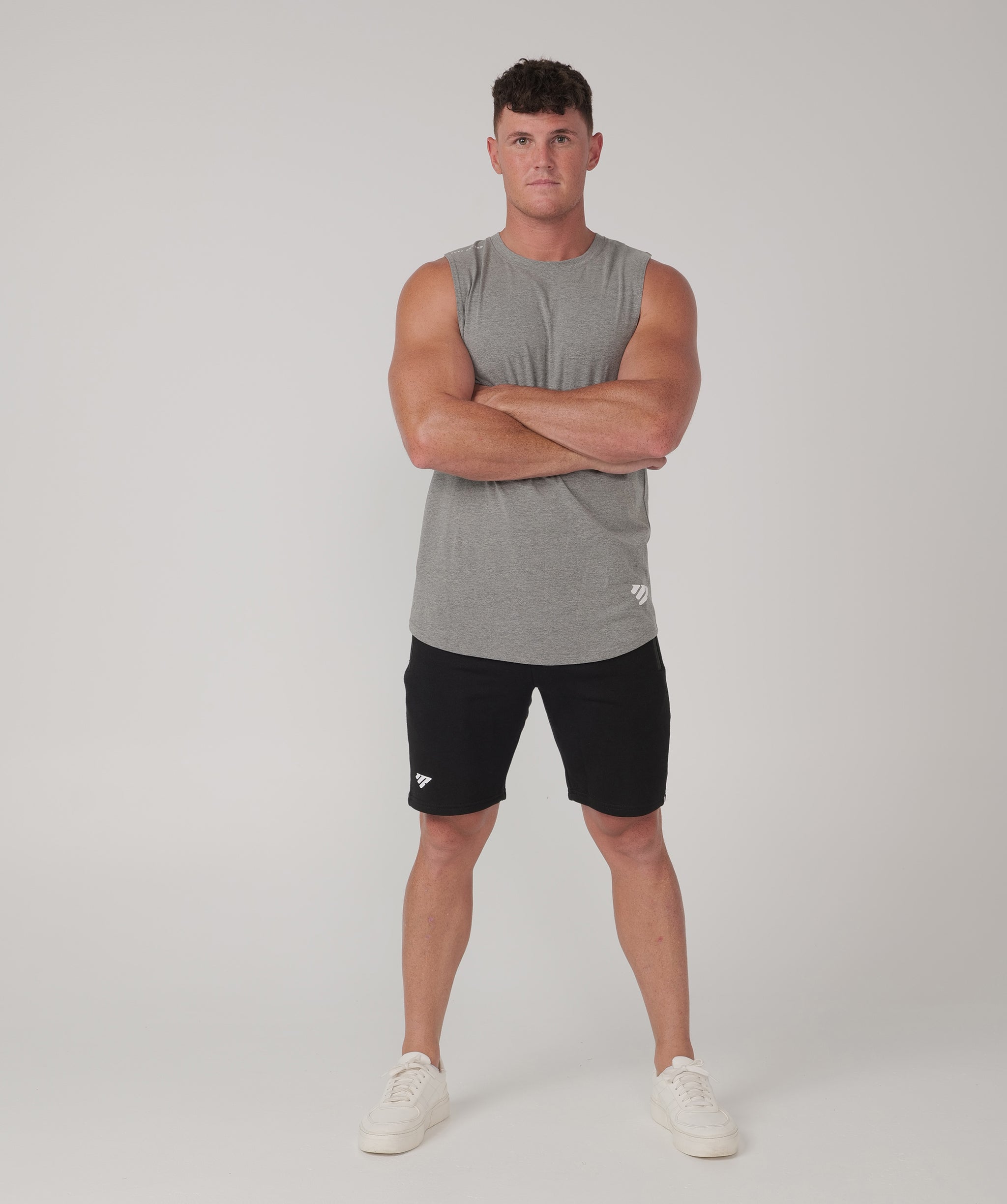 Core Muscle Tee Grey – OneMoreRep